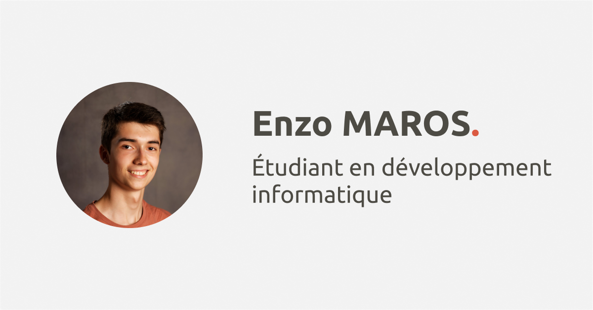Enzo MAROS - Portfolio